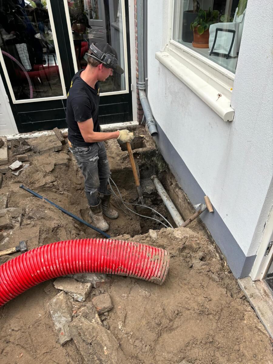 Kruipruimte uitgraven in Leiden | Methorst Zuigtechniek