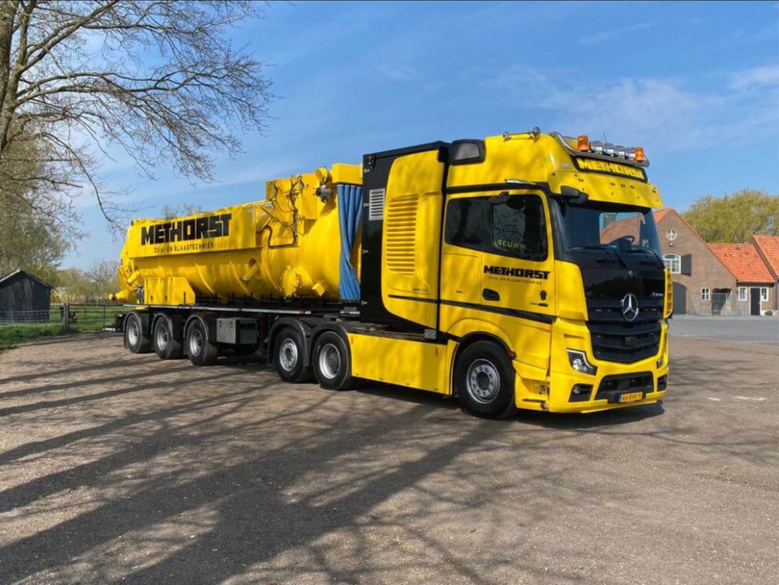 Betonput leegzuigen voor Bruil Ede | Methorst Zuigtechniek